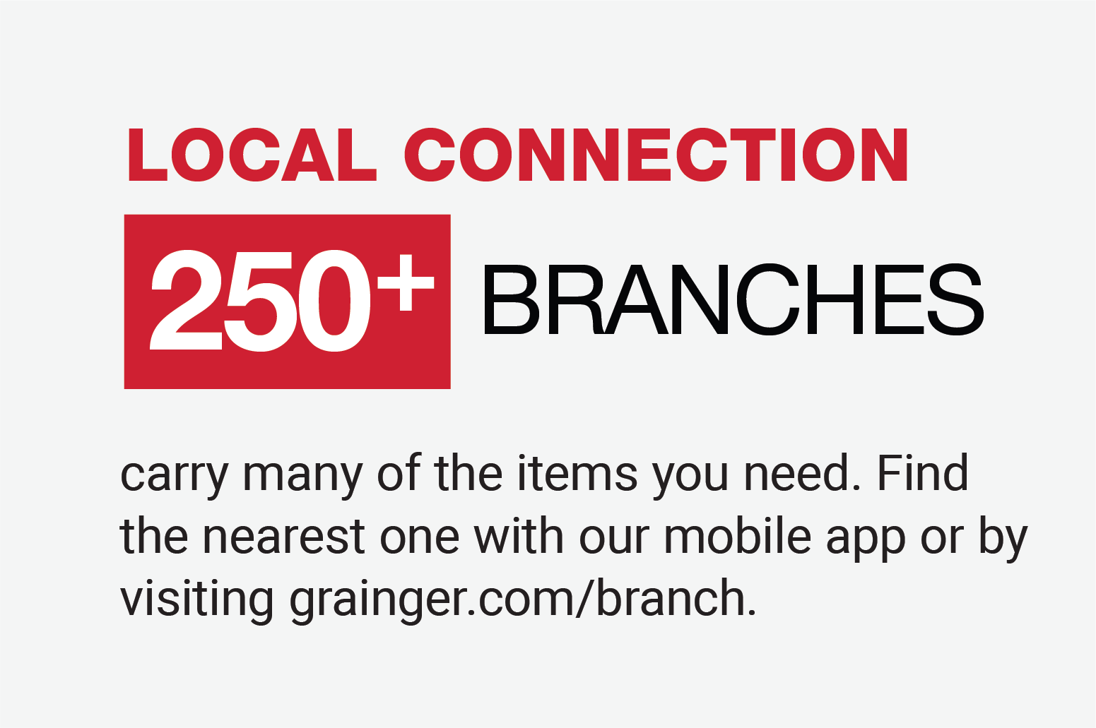 Welcome Back - Grainger Industrial Supply